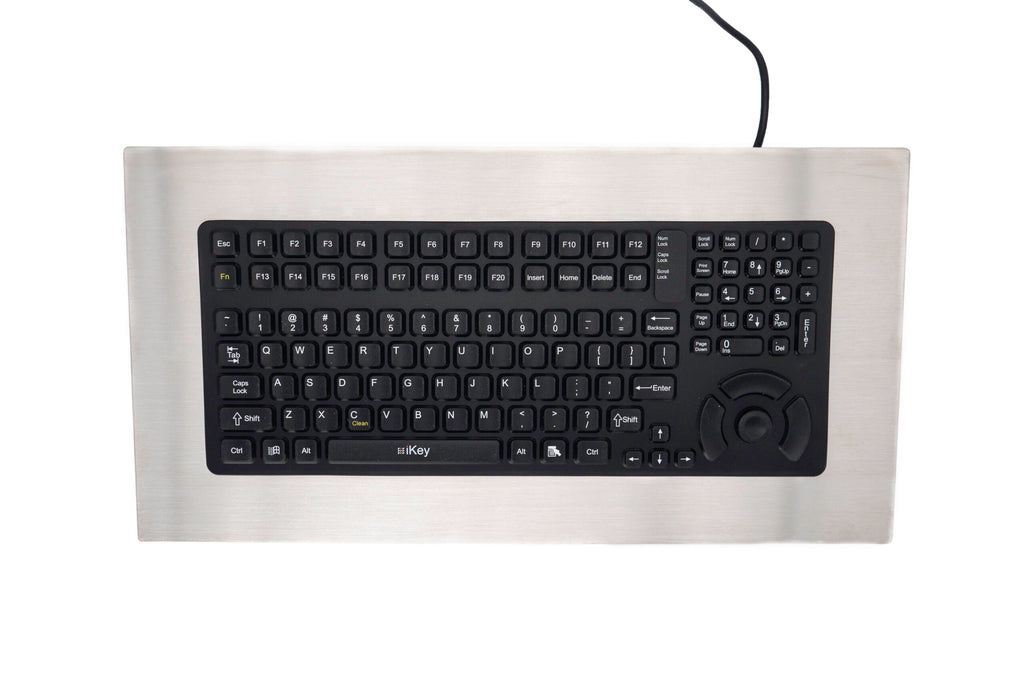 Stainless Steel Panel Mount Keyboard - Integrated FSR - PM-5K-FSR – ikey