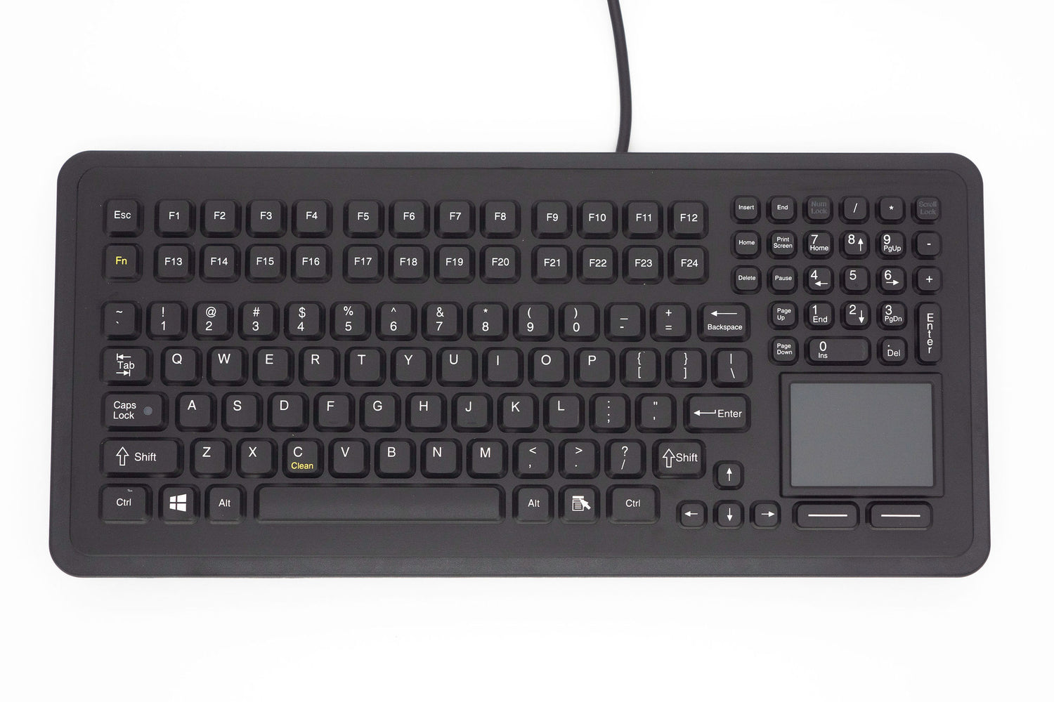 Panel Mount Keyboard with Touchpad - PMU-5K-TP2 – ikey