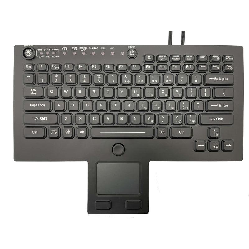 OEM Thin Military Keyboard with Touchpad - TMLT-890-TP-OEM – ikey