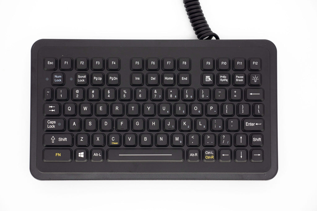 Panel Mount Compact Backlit Keyboard - SLP-88 – ikey